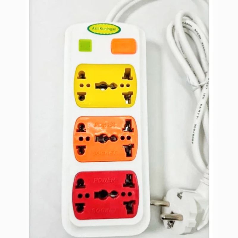 Jual Stop Kontak Matsui MT 663 Socket Serbaguna / Steker Segitiga Arde ...