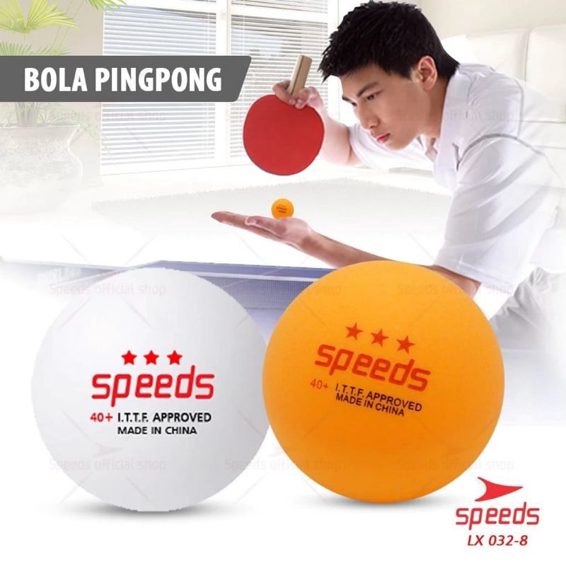 Jual SPEEDS Bola pingpong Bola tenis meja tennis table ball bola ping pong tenis meja 032-8 ...