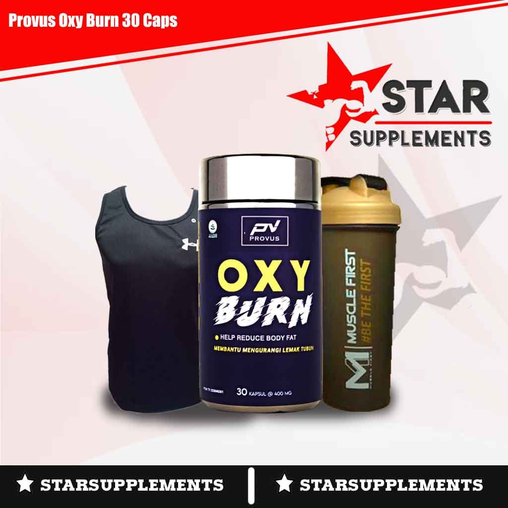 Jual Provus Oxy Burn 30 Caps / PV OxyBurn Pembakar Lemak Fat Burner ...