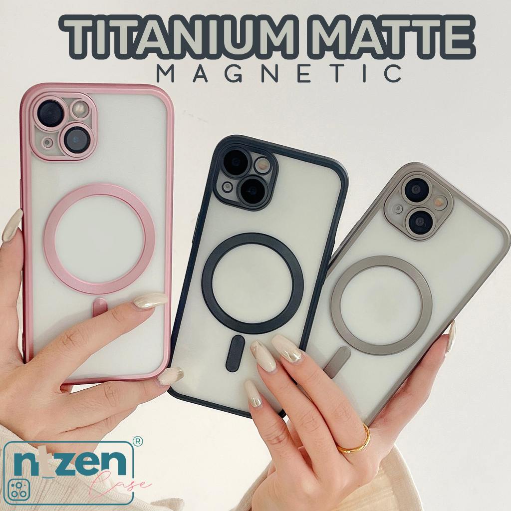 Jual Case Iphone TITANIUM MATTE MAGNETIC 11 12 13 14 15 PRO MAX ...