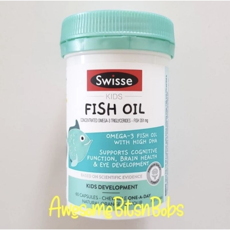 Jual Swisse Kids Fish Oil 60 Capsules | Shopee Indonesia
