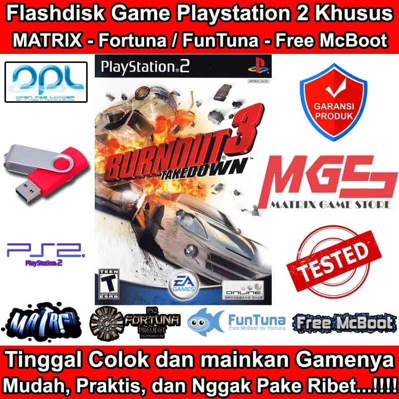 Jual Flashdisk Game PS2 PS 2 Burnout 3 - Takedown | Shopee Indonesia