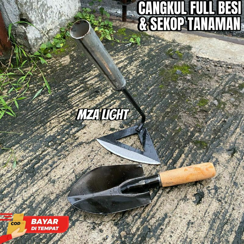 Jual Paket 1 SET SEKOP TANAMAN DAN CANGKUL FULL BESI - CANGKUL TANAMAN ...
