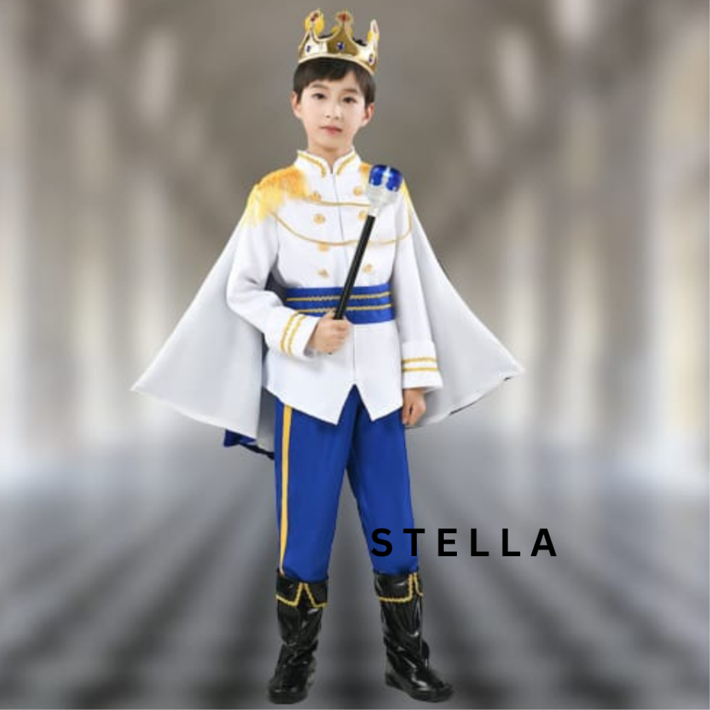 Jual kostum anak BLUE PRINCE CHARMING / Kostum Pangeran anak Full Set ...