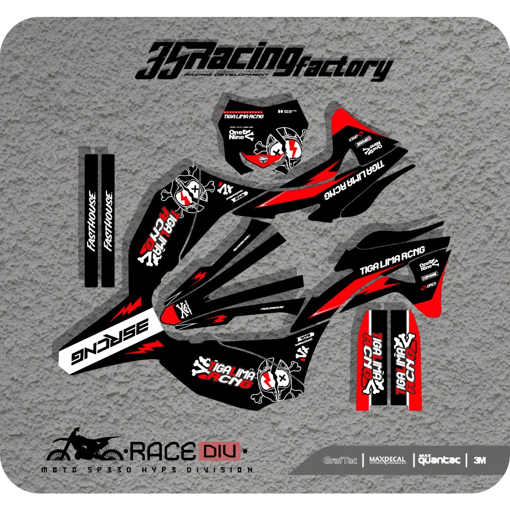 Jual decal gordon full body bisa custom, stiker gordon custom desain ...