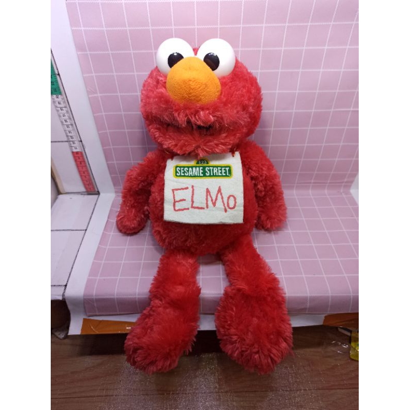 Jual boneka Elmo SESAME STREET mata keras original 45cm | Shopee Indonesia