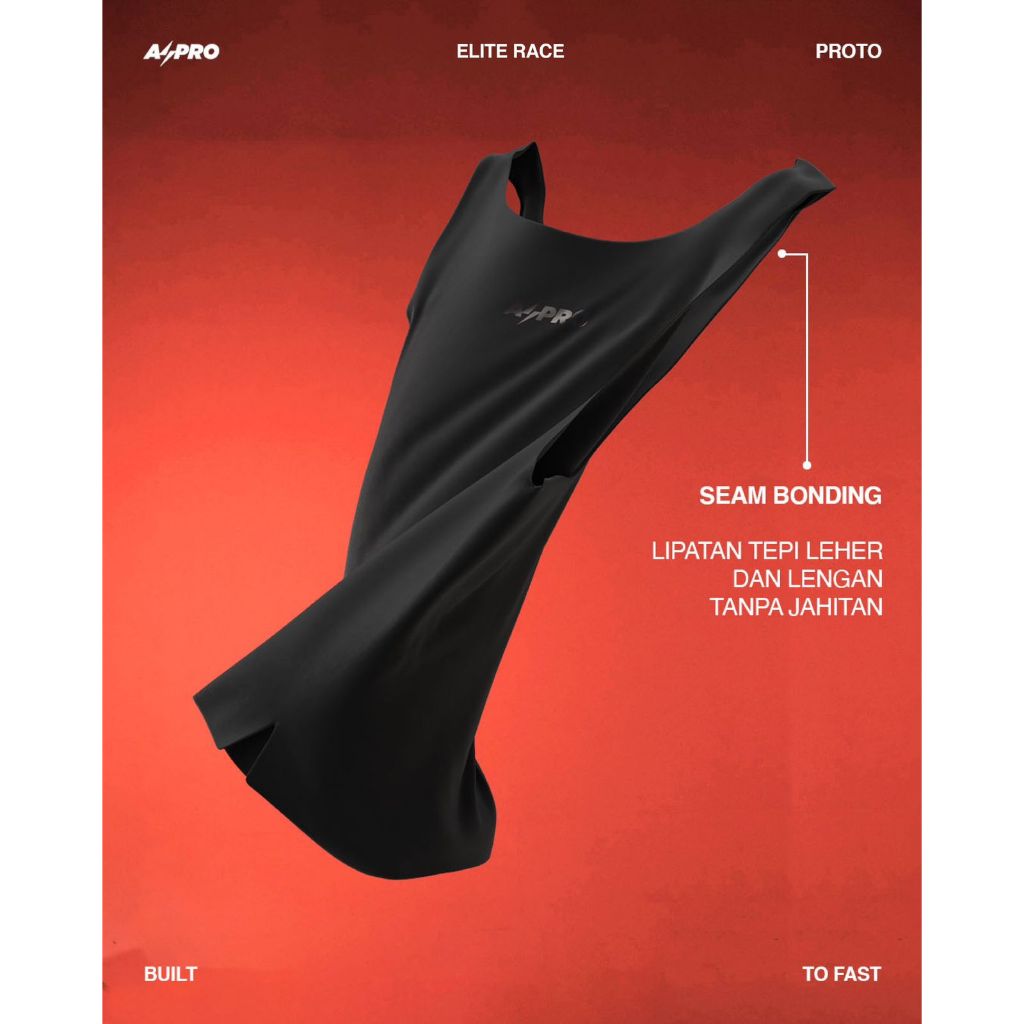 Jual Aspro ELITE RACE Singlet Proto - Black | Shopee Indonesia