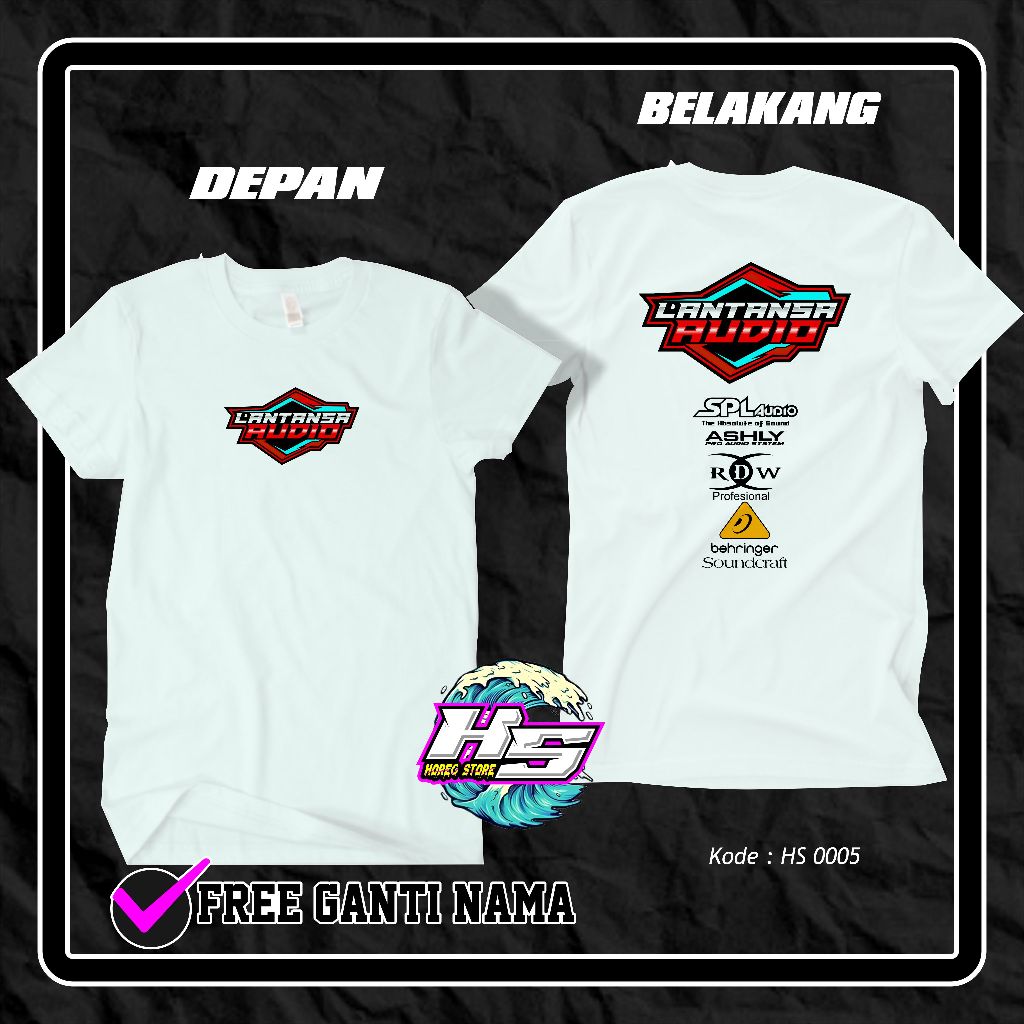 Jual KAOS BAJU SOUND SYSTEM AUDIO CUSTOM BISA REQUEST NAMA | Shopee ...