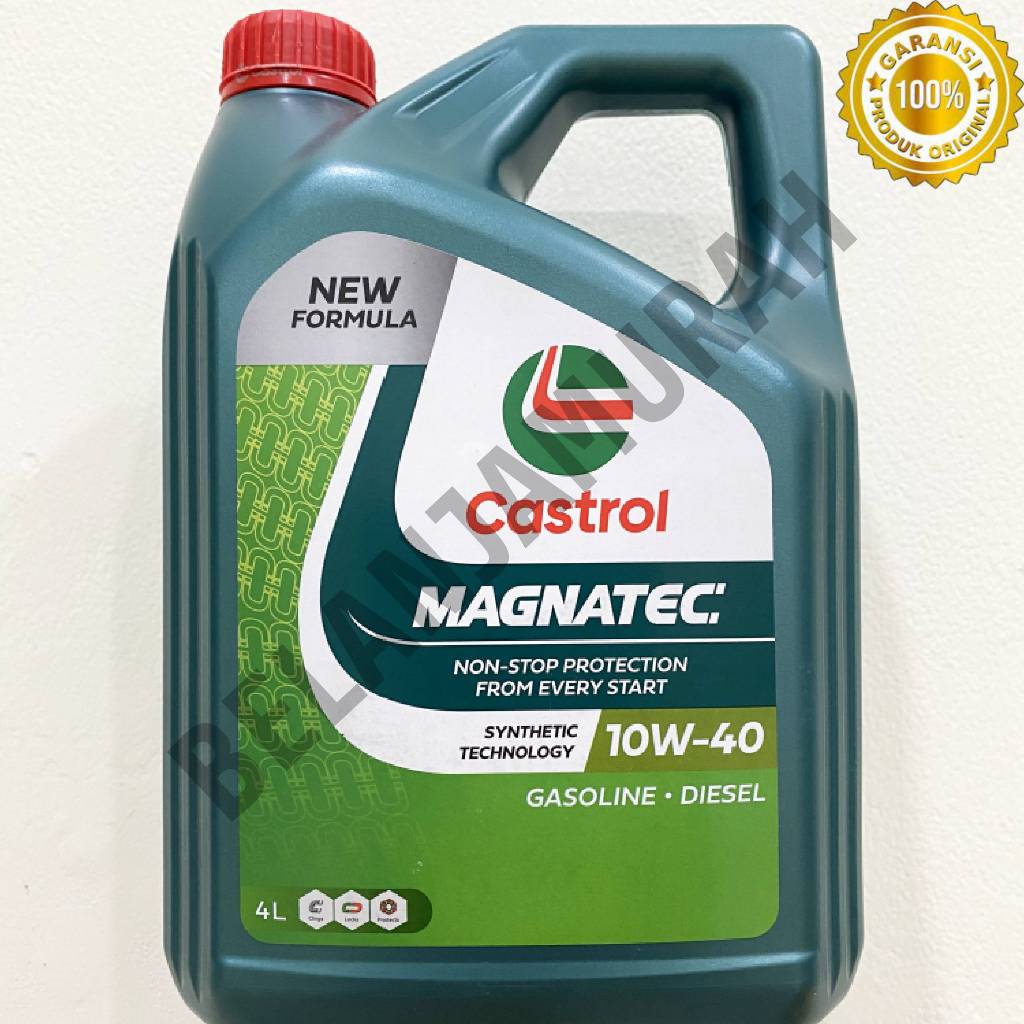 Jual Oli Castrol Magnatec 10w-40 Galon / 4 Liter 100% ASLI ORIGINAL ...