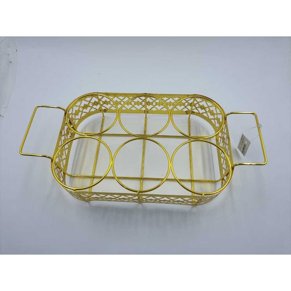 Jual Rak Aqua Gelas / Keranjang Tempat Air Mineral 6Lubang Segi Emas ...