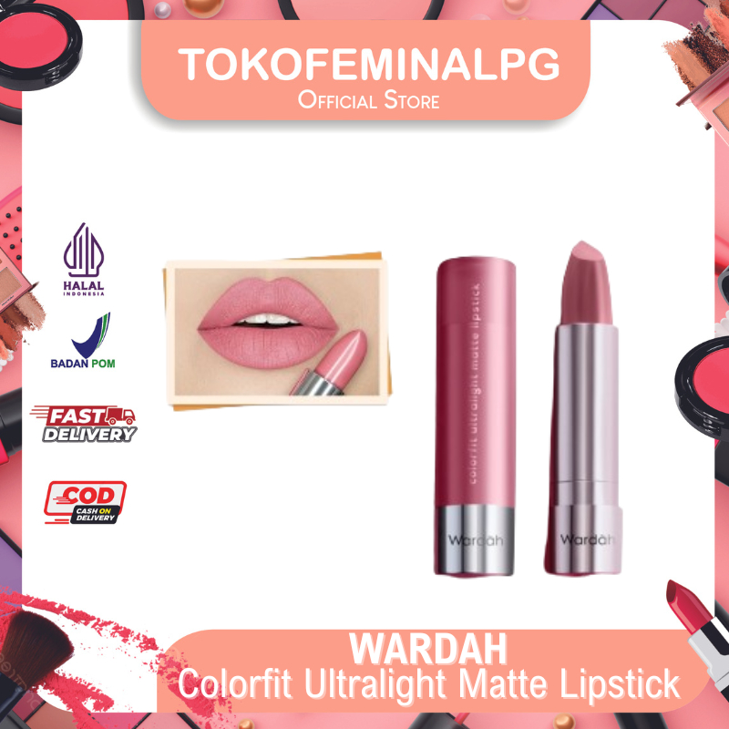 Jual WARDAH colorfit ultralight matte lipstick | Shopee Indonesia