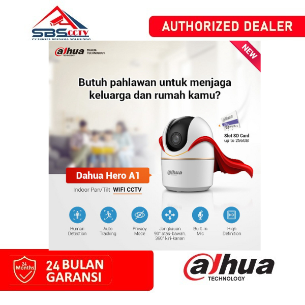 Jual CCTV WiFI DAHUA HERO A1 2mp Full HD Smart INDOOR Camera | Shopee ...