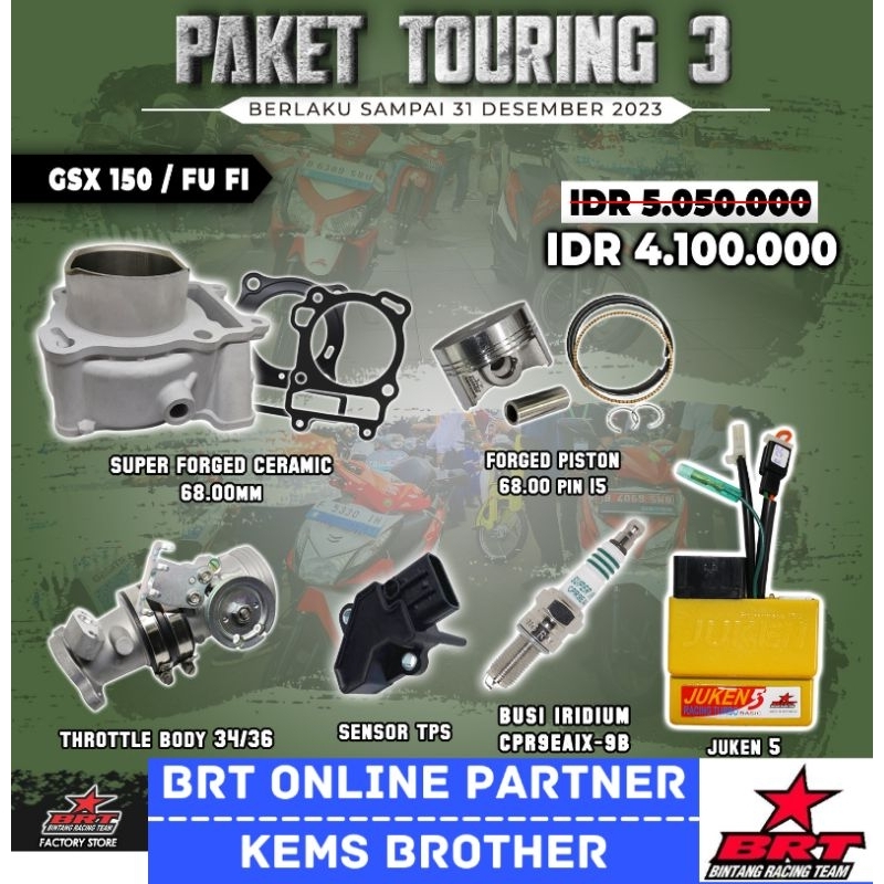 Jual BLOK BRT GSX 150 DAN SATRIA FU FI PLUS ECU JUKEN 5 DAN THROTTLE ...