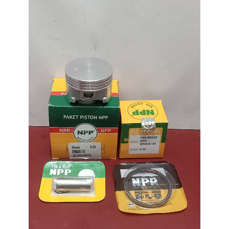 Jual [NPP] Piston Kit Suzuki SHOGUN 125 (piston Datar) | Shopee Indonesia