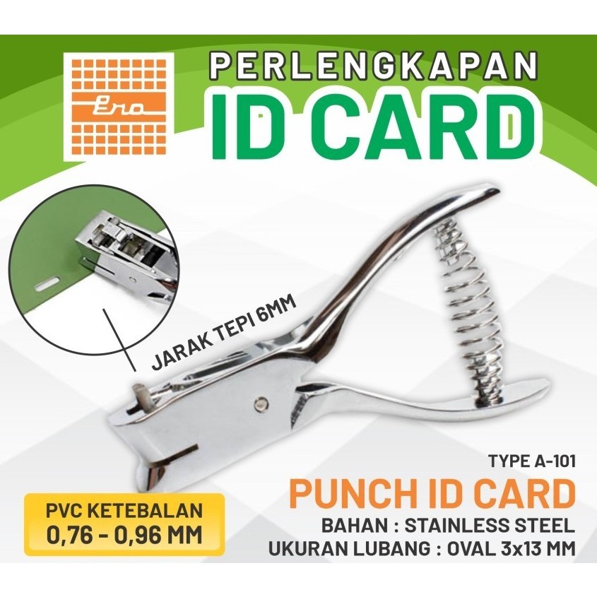 Jual PELUBANG ID CARD | PUNCH ID CARD STANDARD UK. OVAL 3 X 13MM ...