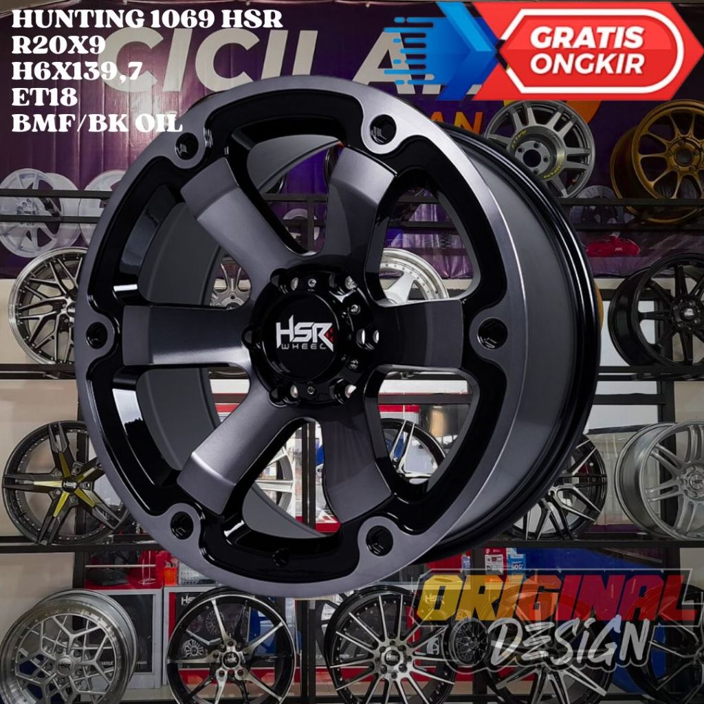 Jual Velg Mobil Ring 20 HSR HUNTING R20 UNTUK PAJERO EVEREST FORTUNER DMUX | Shopee Indonesia