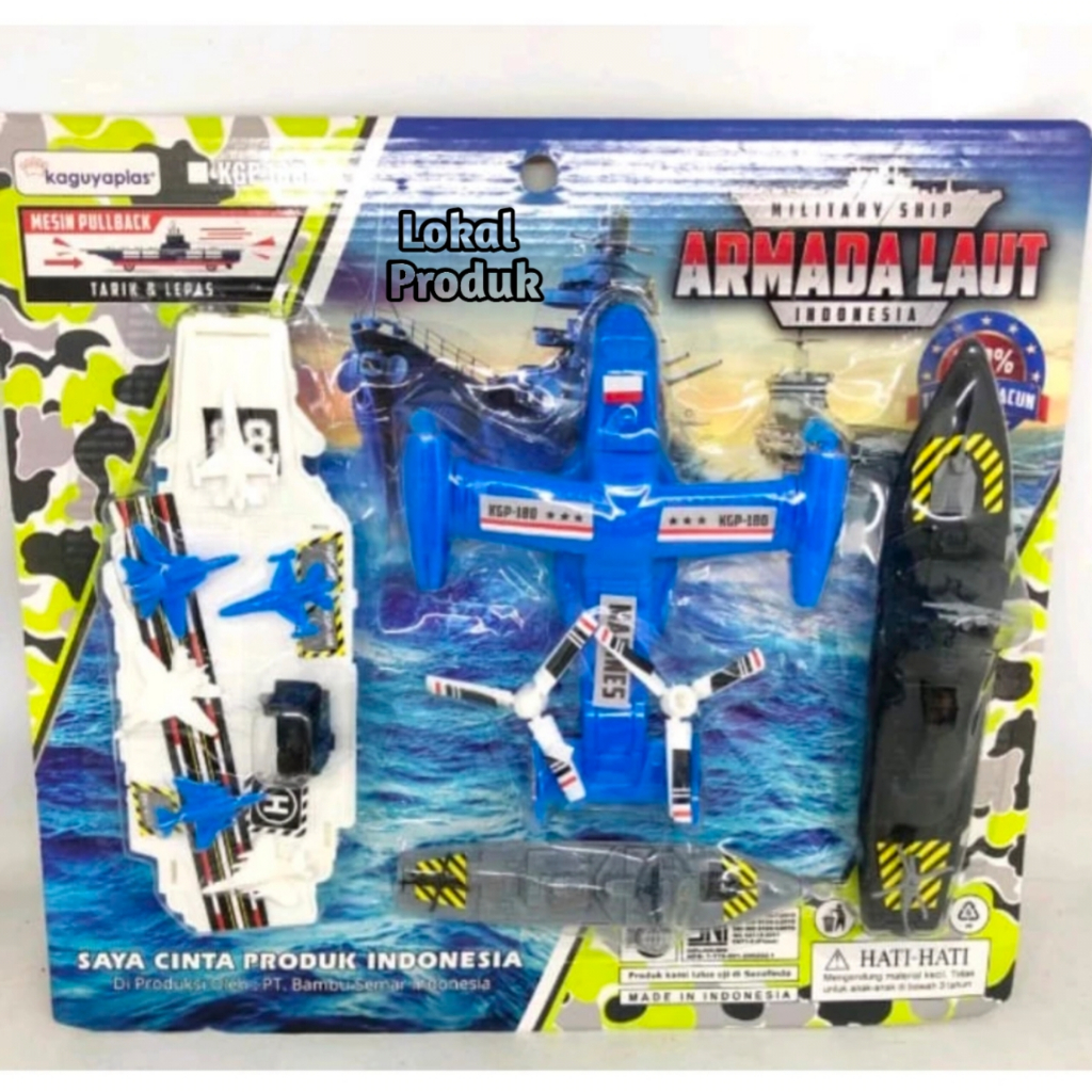 Jual Mainan Anak Perahu Kapal Armada Militer Set Lengkap KGP 180 ...