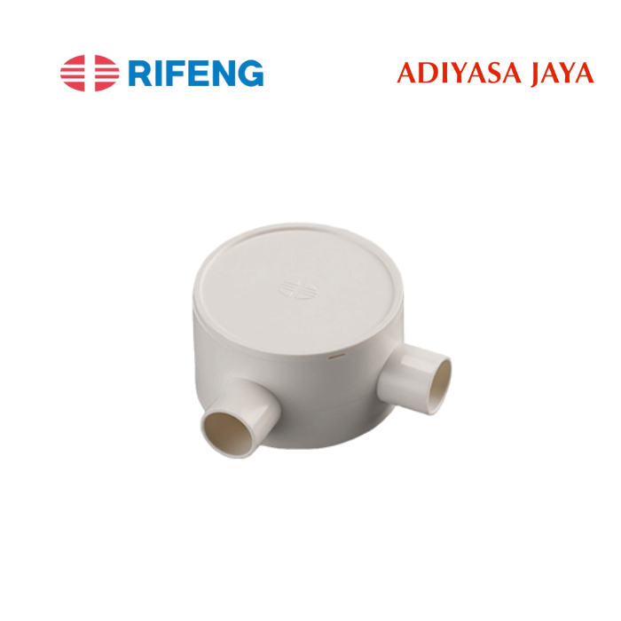 Jual 2 Way Round Junction Box Conduit 3/4 (Rifeng) | Shopee Indonesia