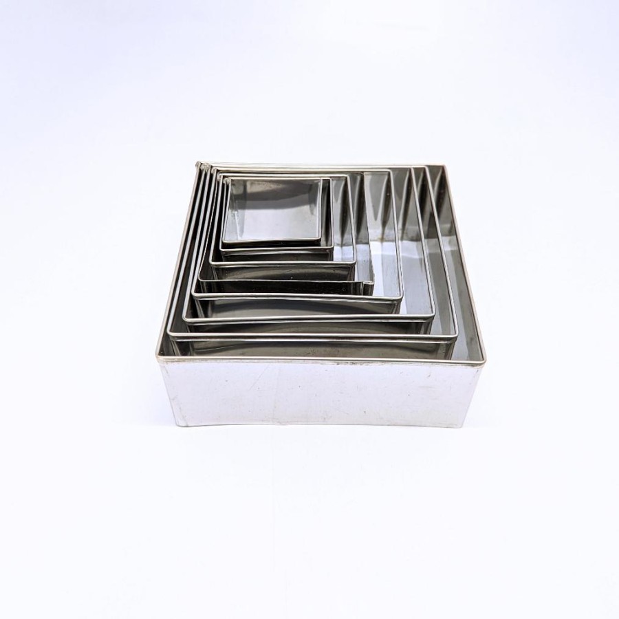 Jual Ring cutter kotak / Ring Roti Kotak / Cetakan isi 10 pcs | Shopee ...