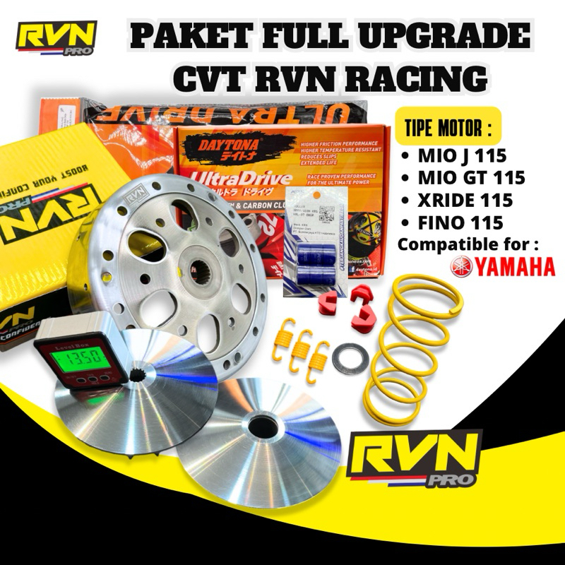 Jual PAKET CVT SUPER FULL UPGRADE CVT MIO J FINO 115 X RIDE 115 SOUL GT ...