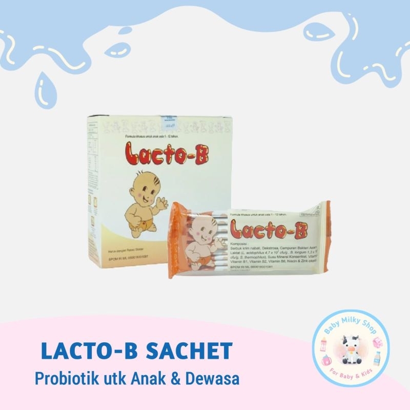 Jual LACTO-B SACHET PROBIOTIK ANAK DEWASA | Shopee Indonesia