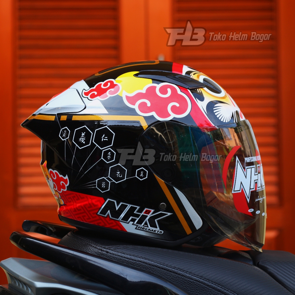 Jual NHK HELM R1 ELITE GP SERIES | MIHAIL | SINGLE VISOR LIGHTSMOKE ...