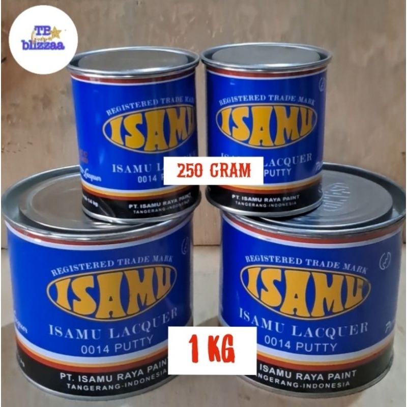 Jual Dempul Isamu 250 gram Dempul Isamu 1/4kg Isamu 1kg Isamu 1000g Isamu 1 kg Dempul Besi Mobil ...