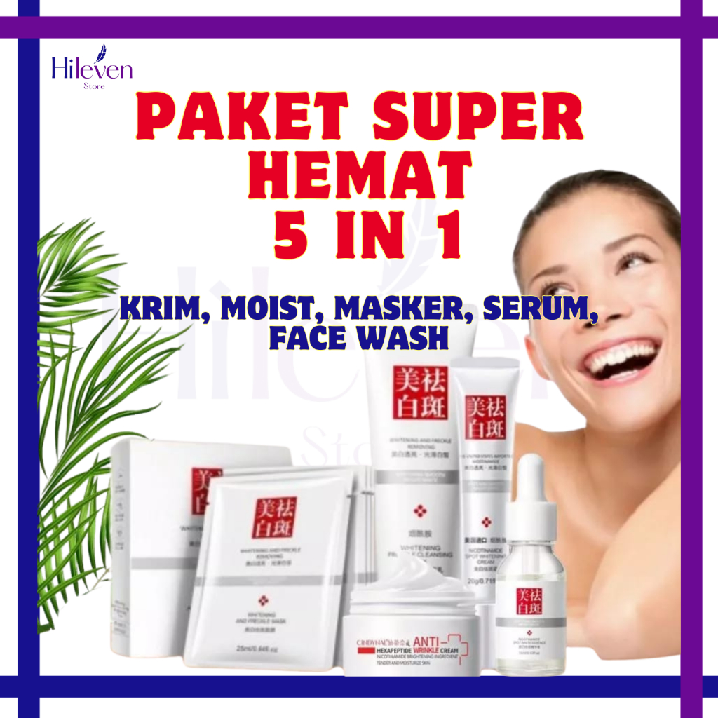 Jual PAKET SUPER HEMAT Original Fuyan Cindynal Lengkap 5 in 1 Skincare ...