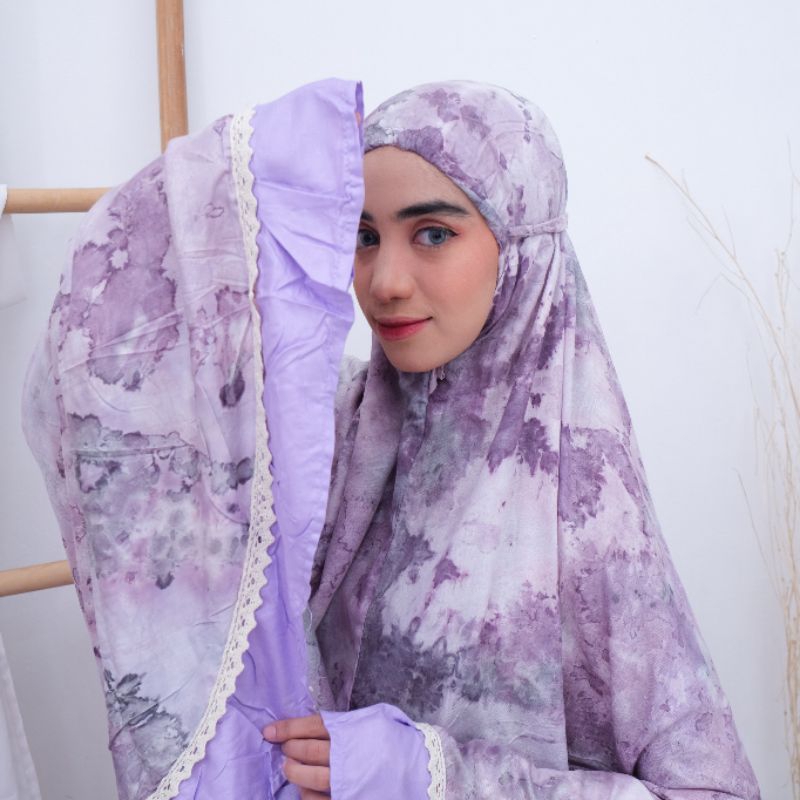 Jual Mukena Rayon Jumbo Terbaru Traveling Bahan Adem Murah | Shopee ...