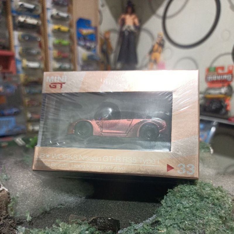 Jual Mini GT LB-WORKS Nissan GT-R35 Magic Bronze | Shopee Indonesia