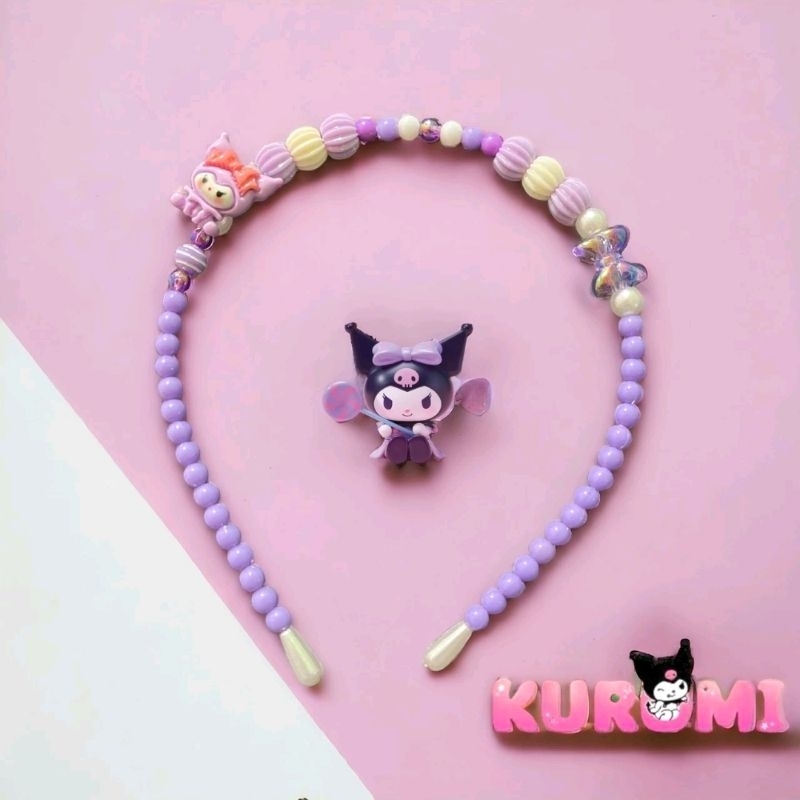 Jual Bando-KUROMI / Aksesoris Karakter / Bando Sanrio | Shopee Indonesia