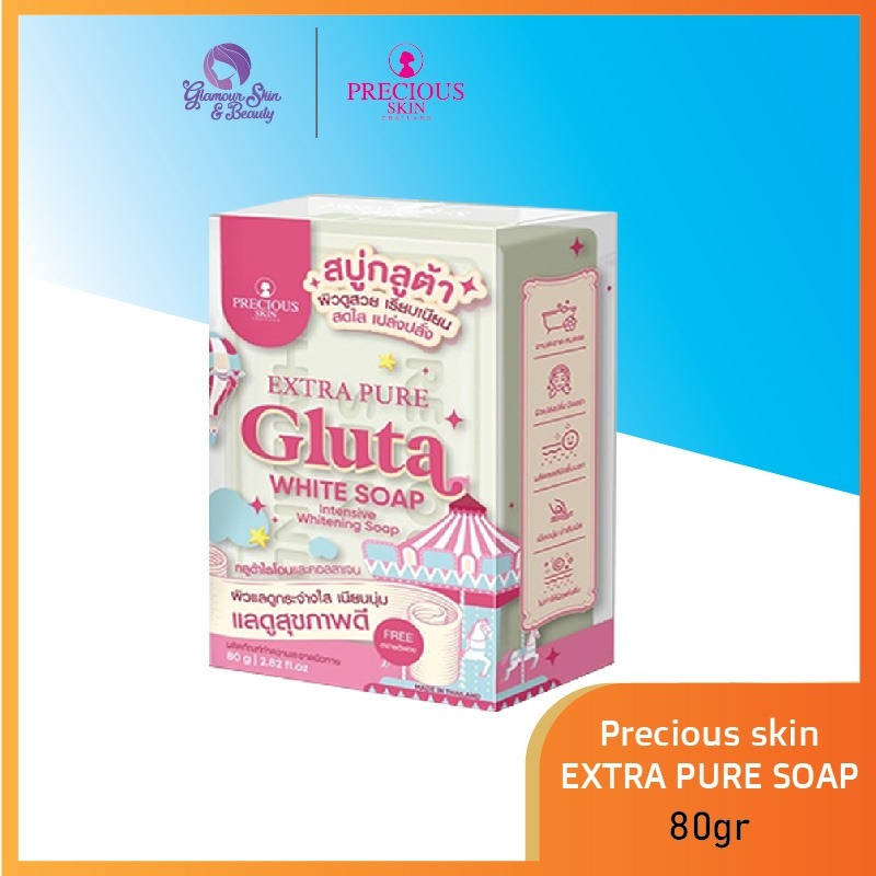 Jual Precious Skin Thailand Extra Pure Gluta Whitening Body & Face Soap ...