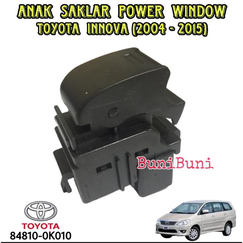 Jual SAKLAR POWER WINDOW Single INNOVA - ANAK Switch Saklar Power ...