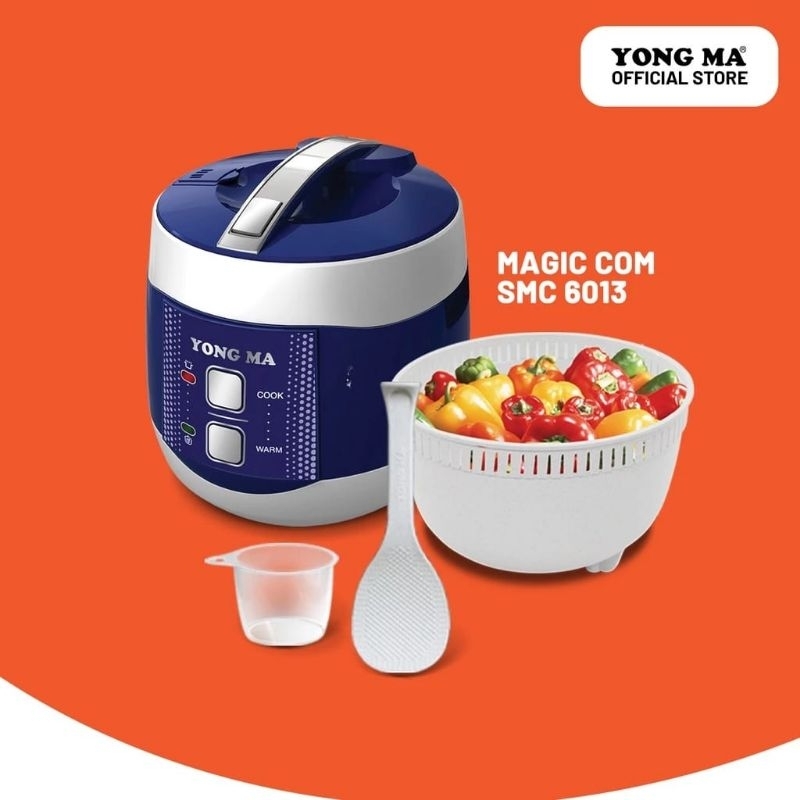 Jual YONG MA RICE COOKER / MAGIC COM SMC 6013 (2 LITER) | Shopee Indonesia