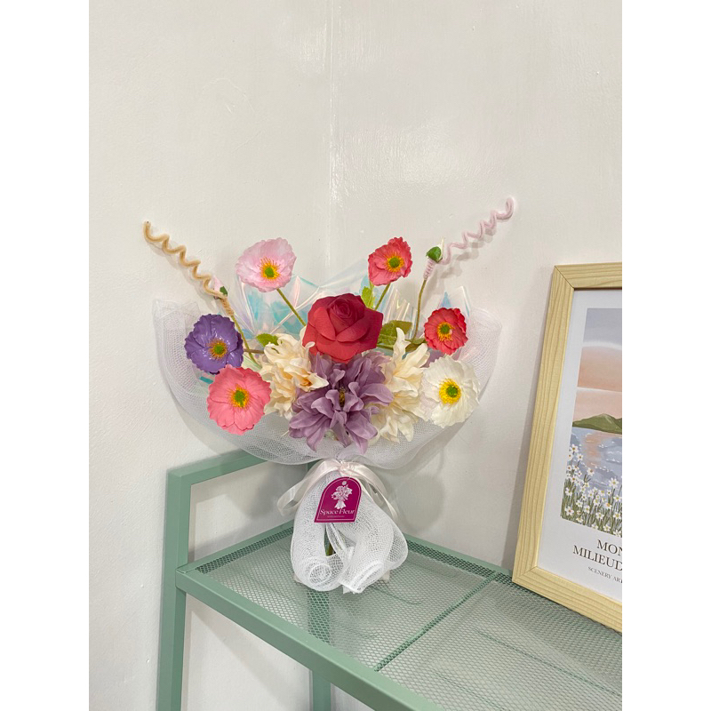 Jual Amerta Mini Bouquet / Buket Artificial Flower/ Buket Wisuda ...