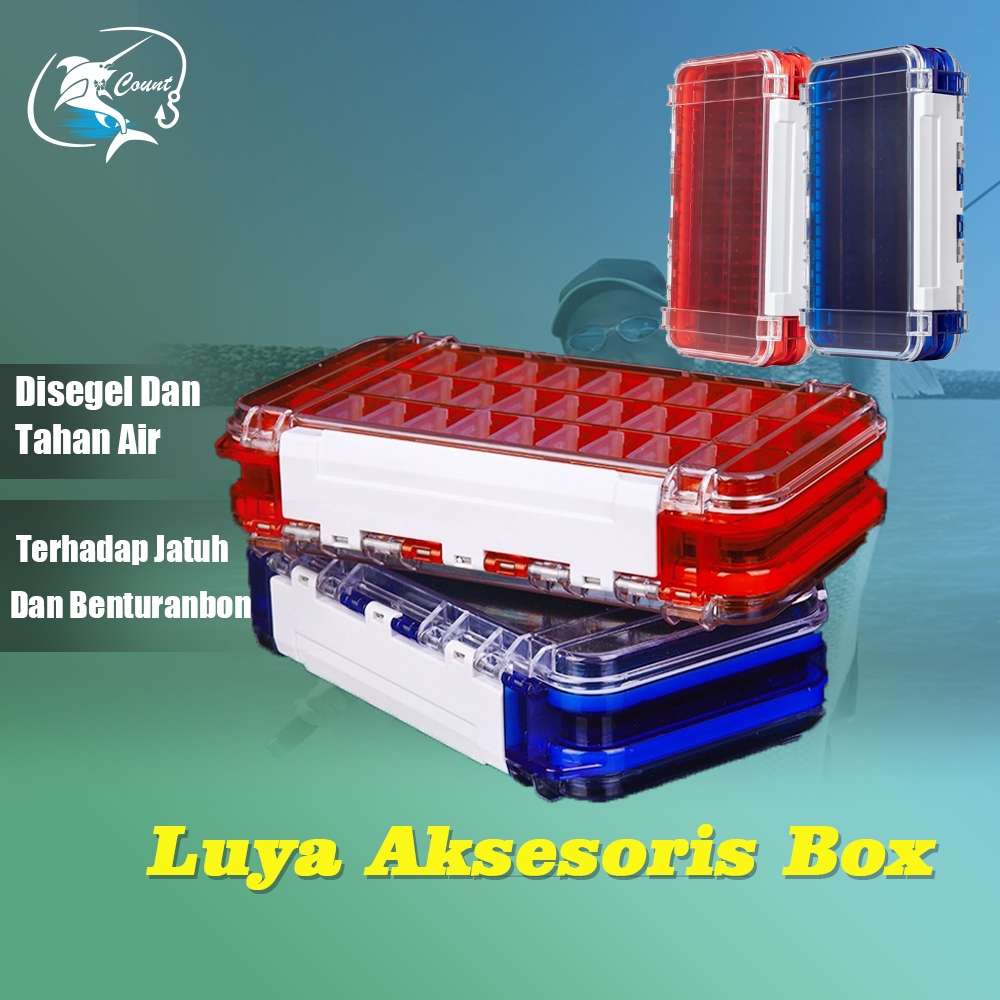 Jual kotak Umpan Pancing / Kotak Lure / Tackle Box / Kotak Umpan 2 Sisi | Shopee Indonesia