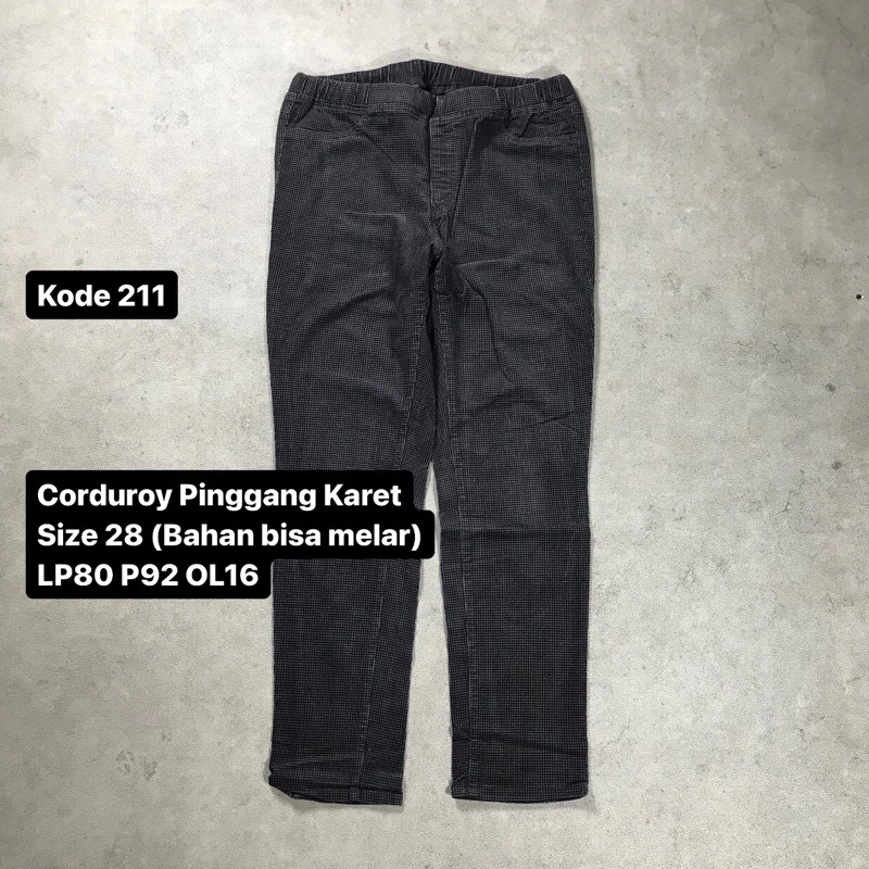 Jual Celana Corduroy - Cargo - Legging Basic Size 25-31 Cowok Cewek ...