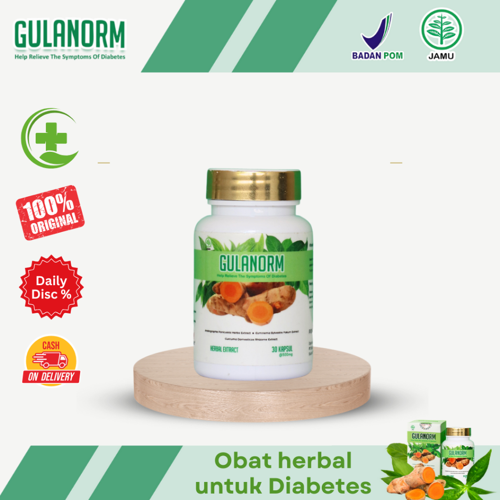 Jual Gulanorm Obat Herbal Diabetes | Herbal Gula Darah | Herbal Kencing ...