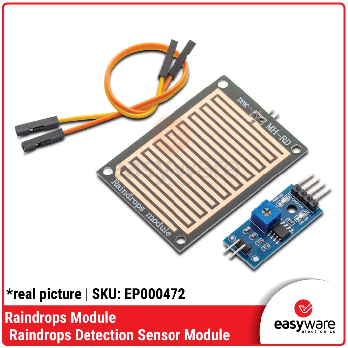 Jual RAINDROP RAIN WATER SENSOR MODULE | Shopee Indonesia