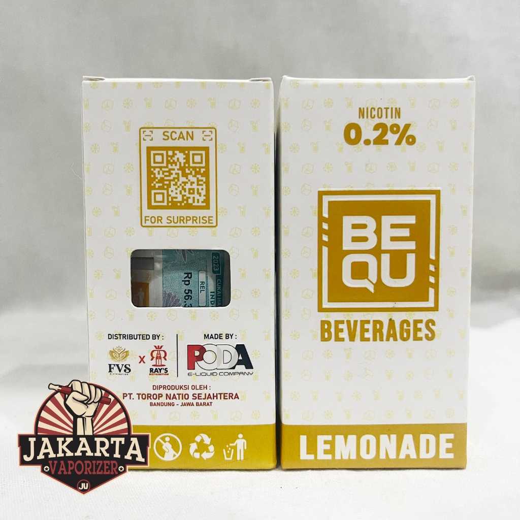 Jual BEQU LEMONADE 60ML 3MG BY PODA | Shopee Indonesia