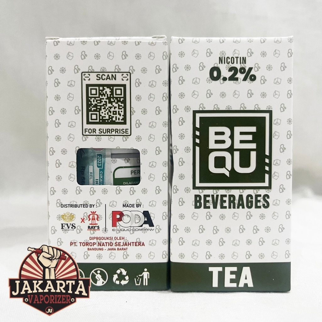 Jual BEQU TEA 60ML 3MG BY PODA | Shopee Indonesia