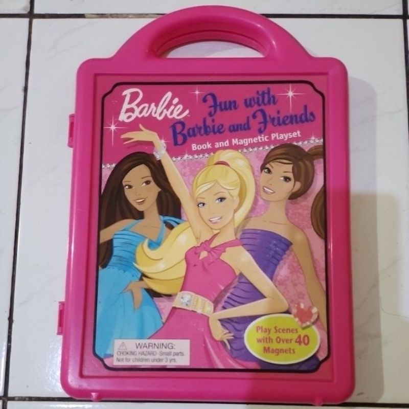 Jual Book & Magnetic Playset Barbie Mattel | Shopee Indonesia