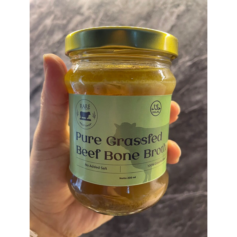 Jual Pure GRASSFED unsalted beef bone broth 200ml | Shopee Indonesia