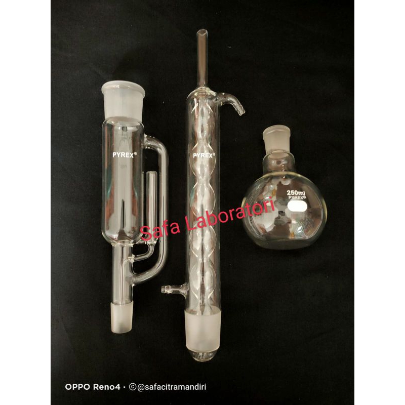 Jual Soxhlet Set 250ml Pyrex/ Soxhlet Extractor 250ml Pyrex | Shopee ...