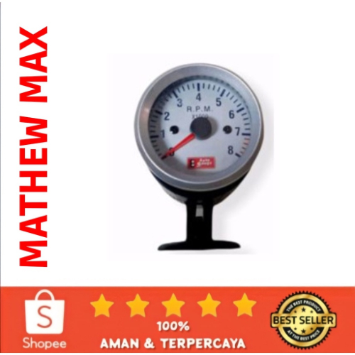 Jual Indikator / Gauge Autogauge2 Inch RPM/Tachometer | Shopee Indonesia