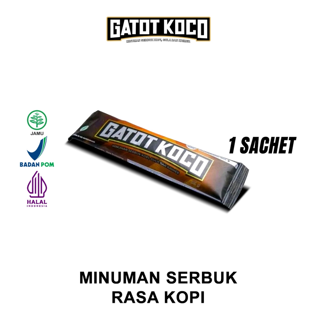 Jual Kopi Gatot Koco by Dr. Hen - Stamina Coffee 1 Sachet Original BPOM ...