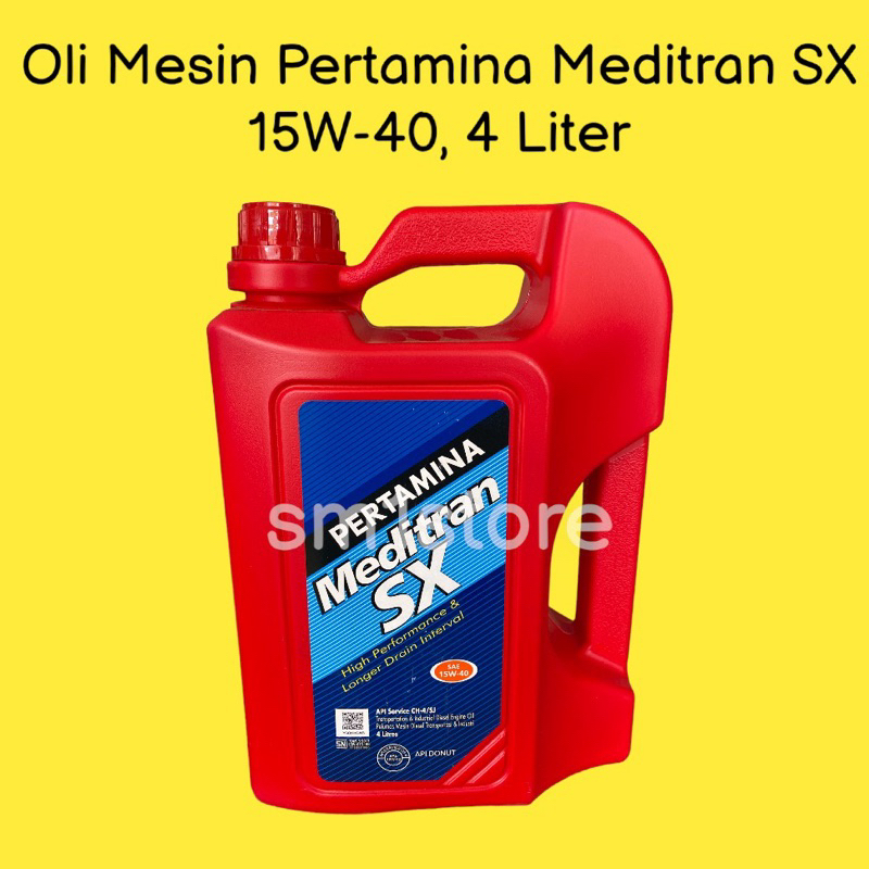 Jual Oli Mesin Diesel Meditran SX 15W-40 4 Liter Pertamina | Shopee Indonesia