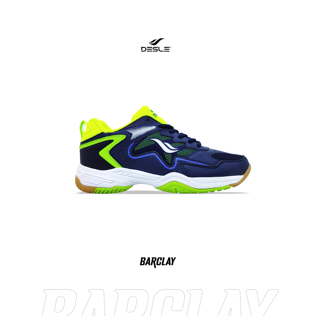 Jual Desle Sepatu Badminton Barclay Biru Tua Citrun | Shopee Indonesia