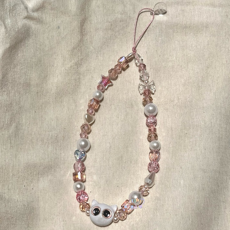 Jual Nero Phone Strap | Kucing Hitam Putih Pink Abu | Cat | Kitten ...