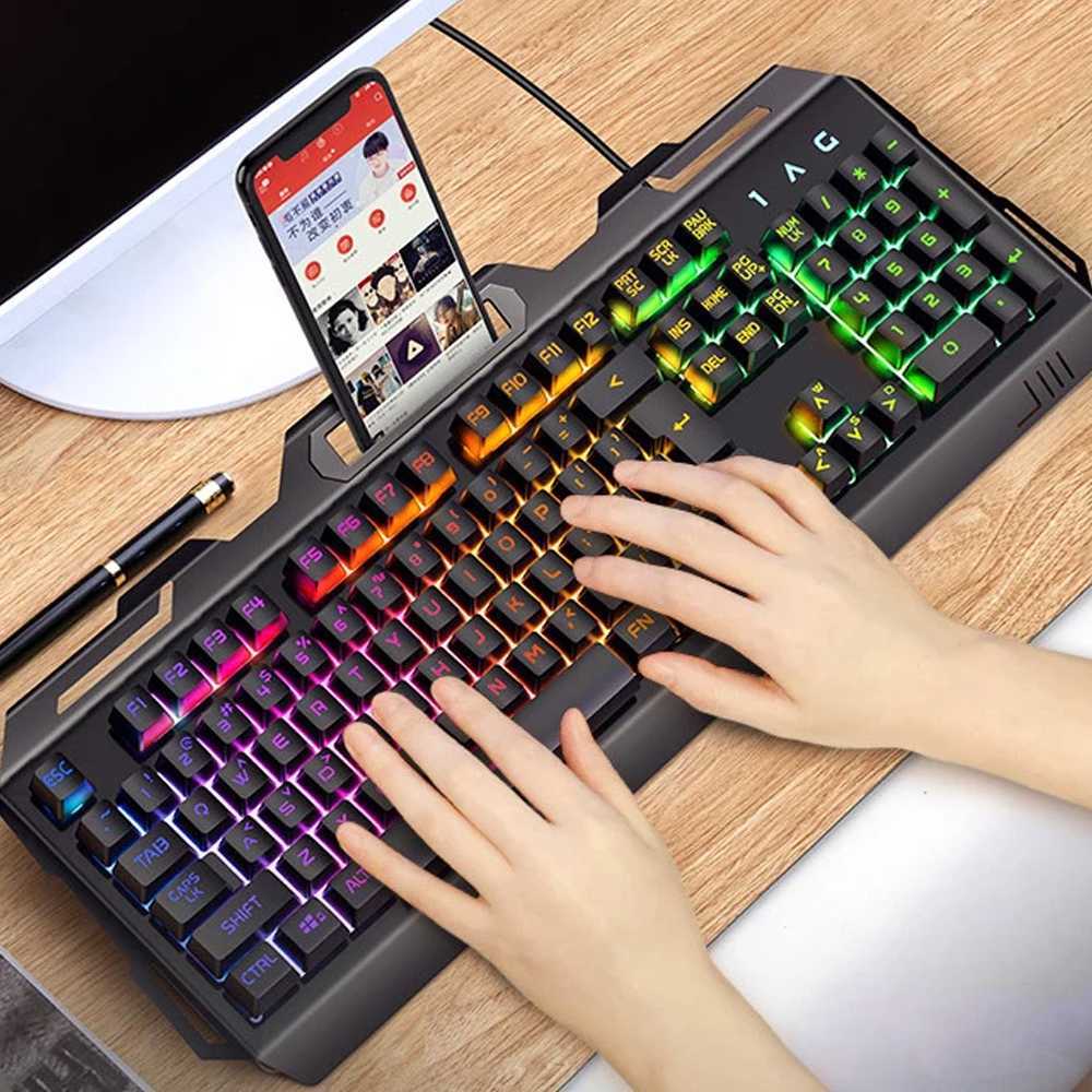 Jual Keyboard Gaming Kabel Wired USB RGB Waterproof Membran Button ...